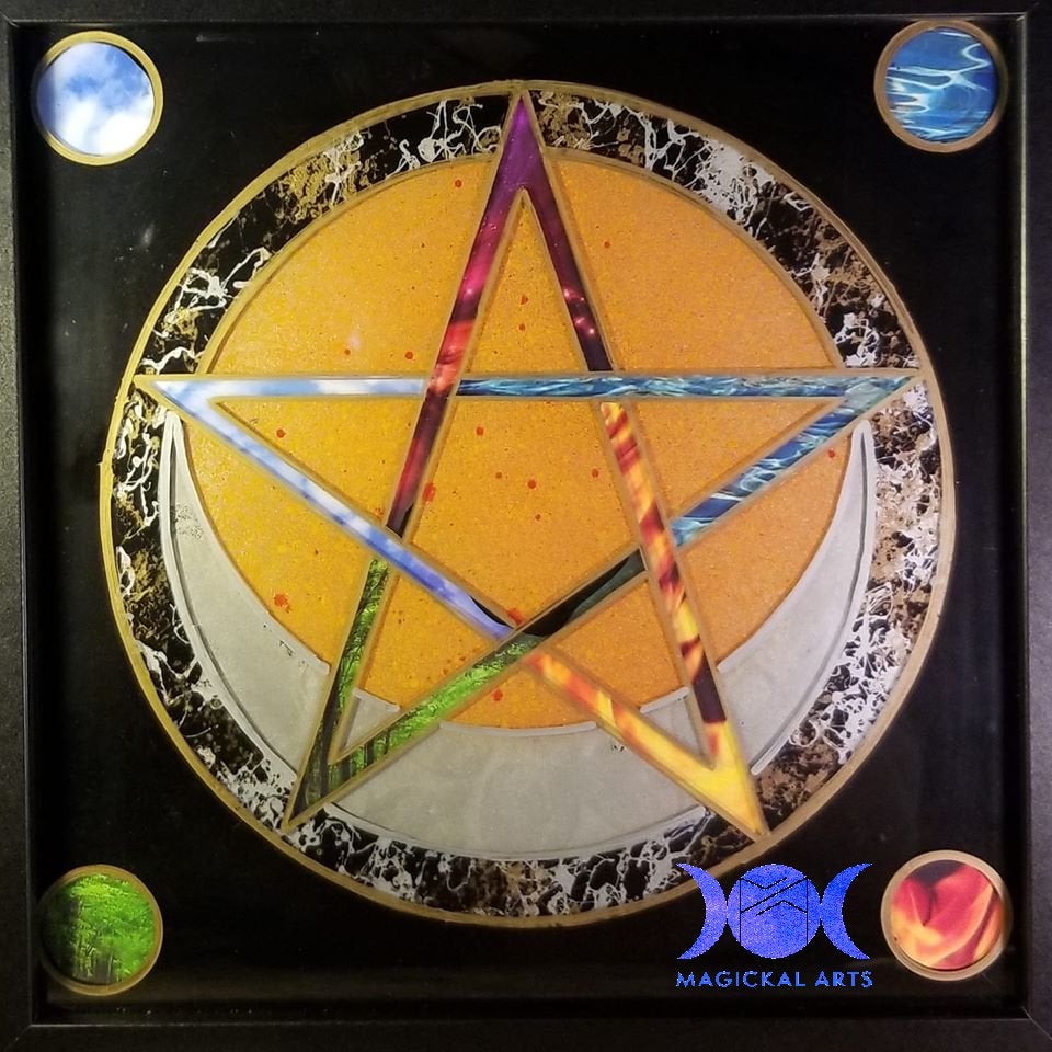 Sun & Moon Pentagram | Magickal Arts